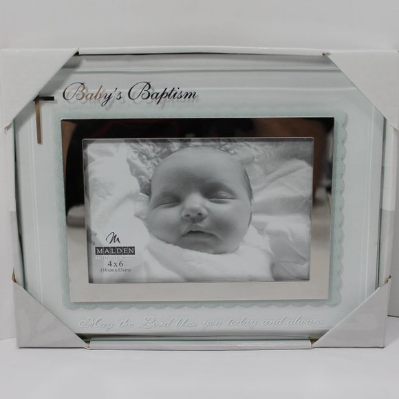Malden Intl Designs | Accents | Babys Baptism Glass Frame | Poshmark